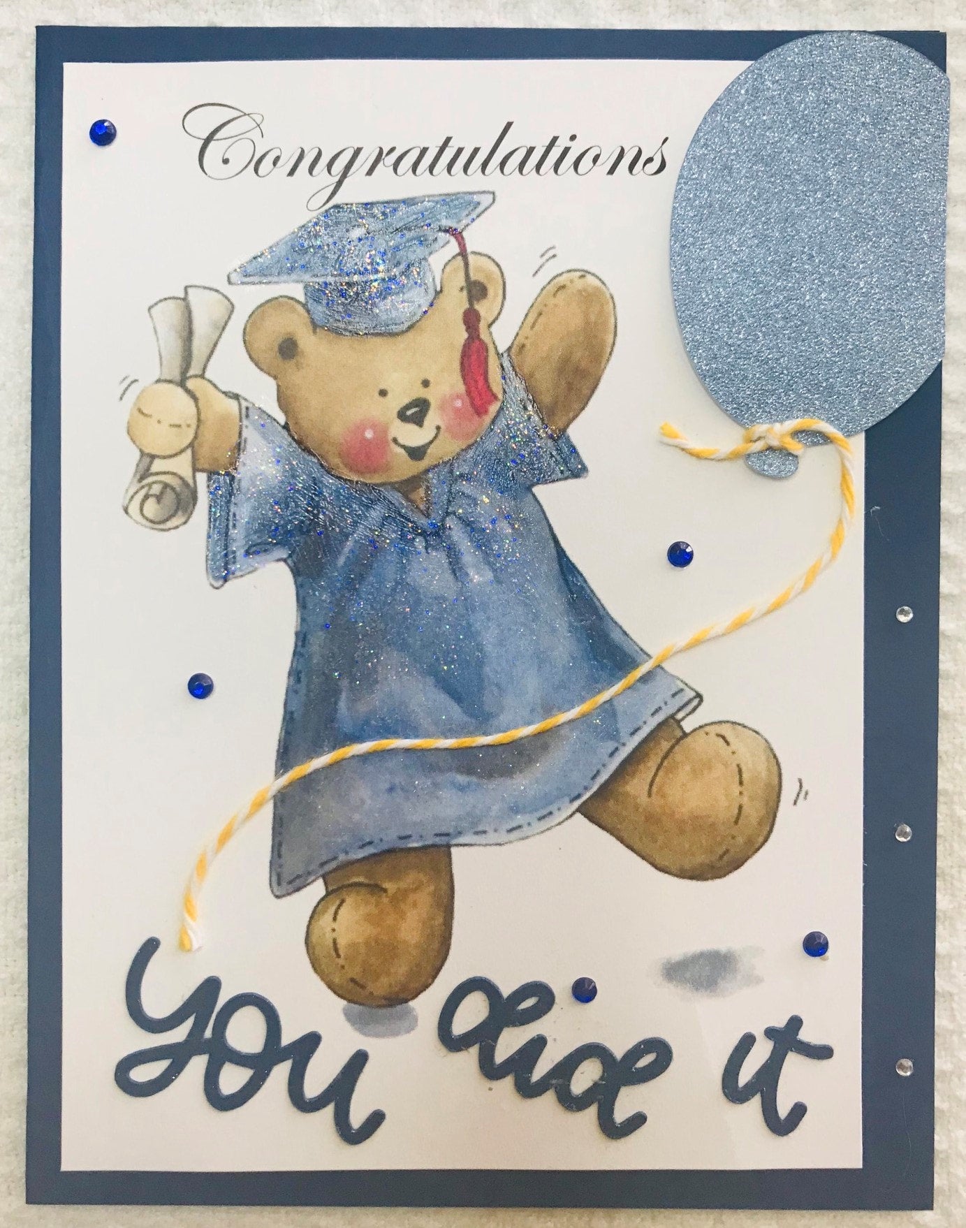 handmade-greeting-card-graduation-congratulations-bear | 4EverLasting ...